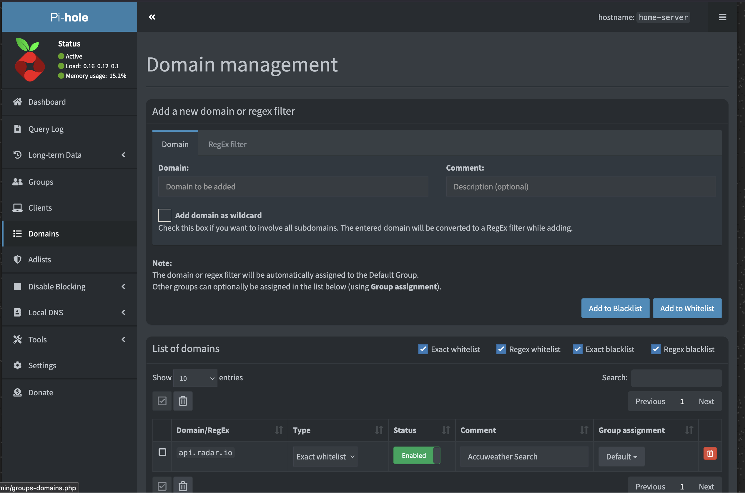AccuWeather Search Not Working with Pi-hole | Re-Cycled Air